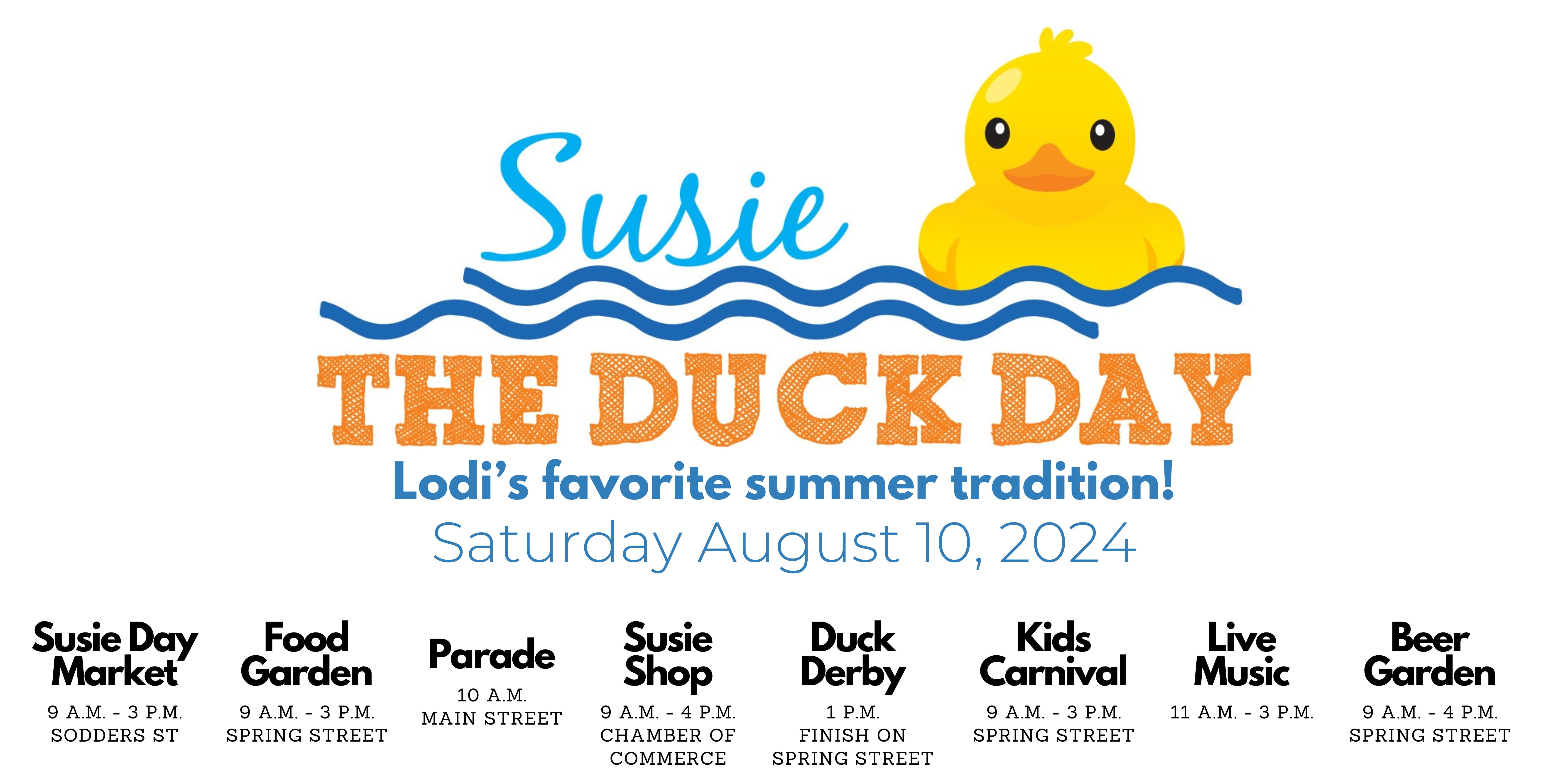 Susie the Duck Day - Lodi & Lake Wisconsin Chamber of Commerce